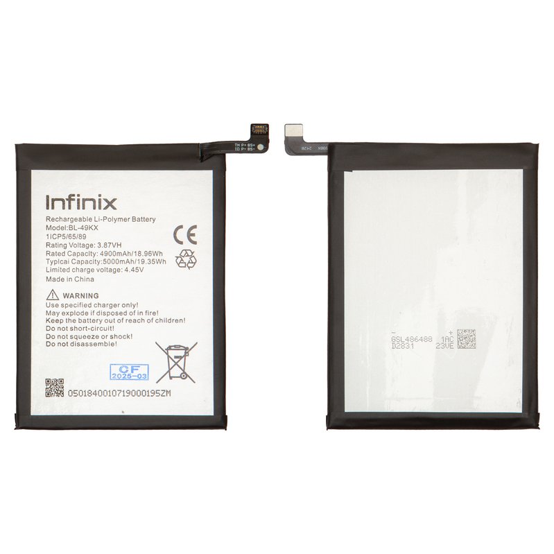 Battery BL-49KX compatible with Infinix Note 11, Note 12 (2023) (X676C ...
